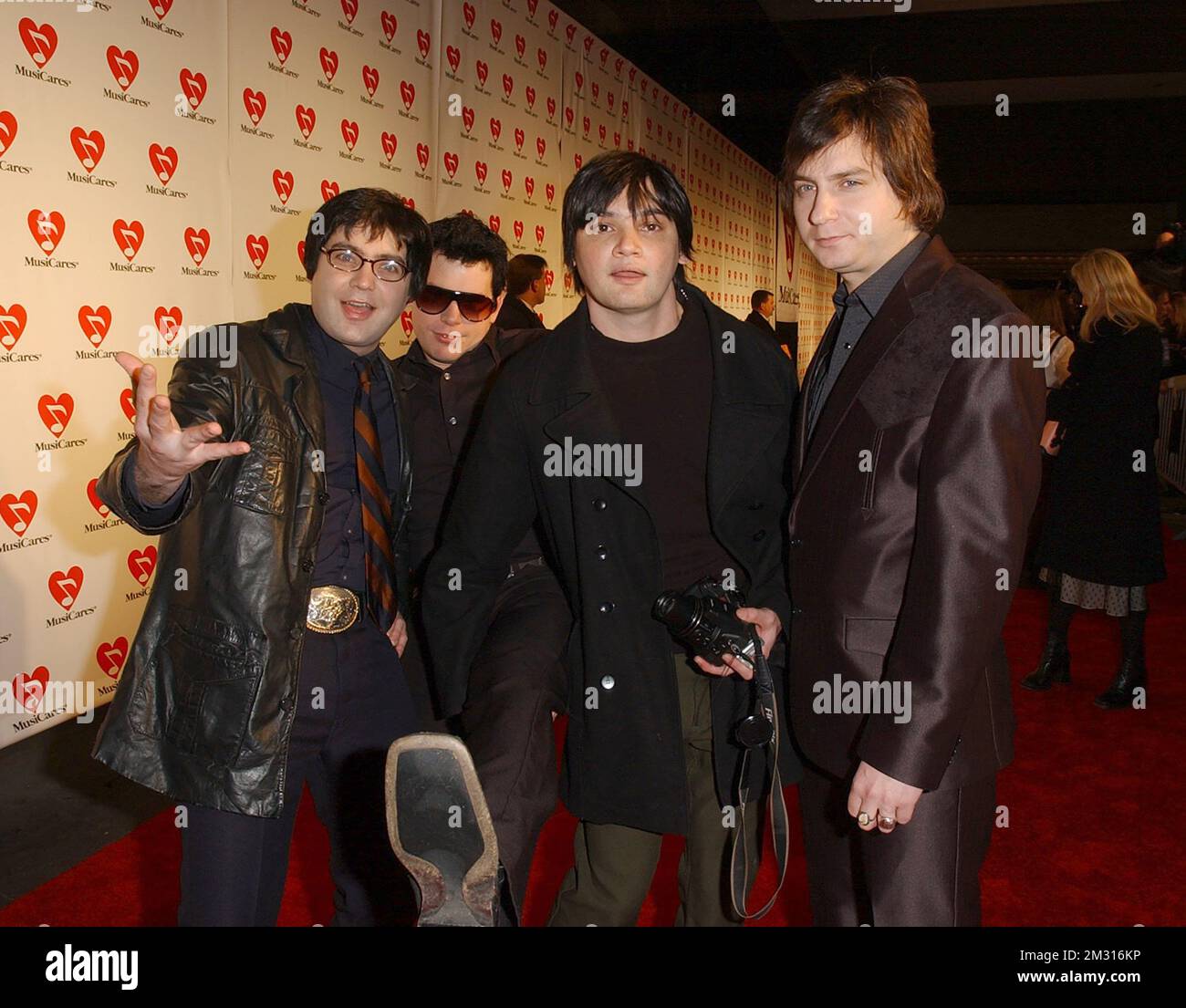 NEW YORK, NY- Feb 2003 : Black Rebel Motorcycle Club attends the ...