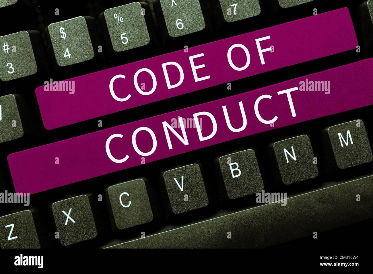 Text showing inspiration Code Of Conduct. Conceptual photo Ethics rules ...