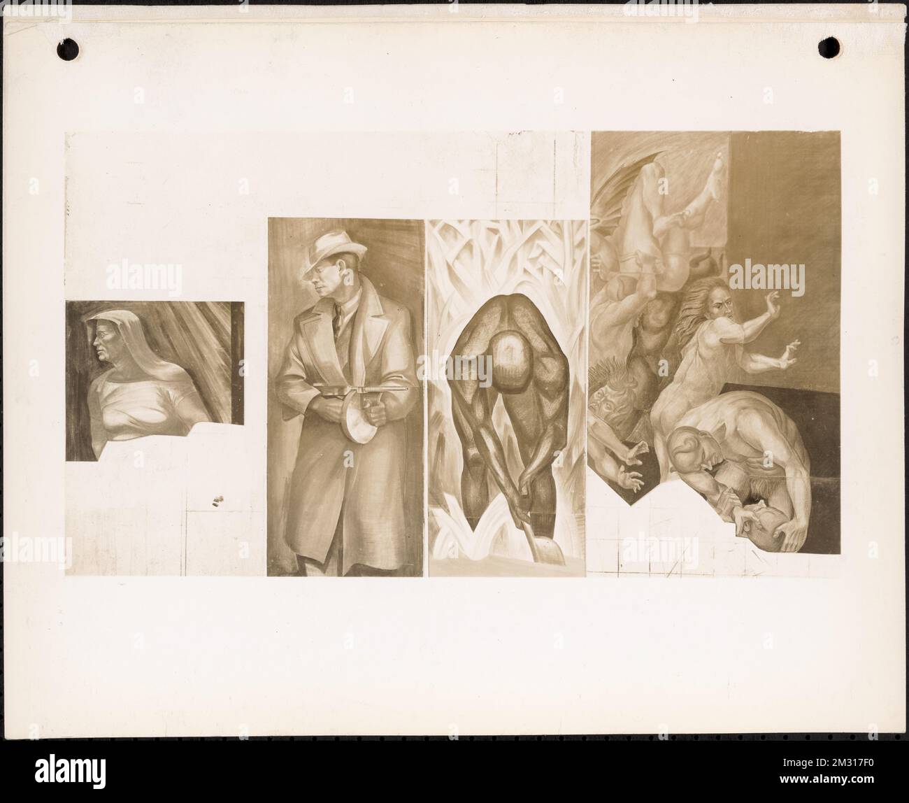 Wpa the new deal mural hi-res stock photography and images - Alamy