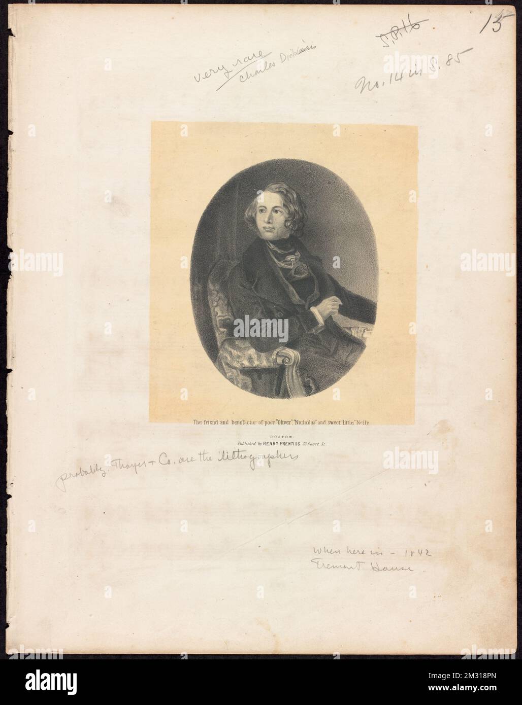 The friend and benefactor of poor 'Oliver', 'Nicholas', and sweet Little Nelly , Dickens ...