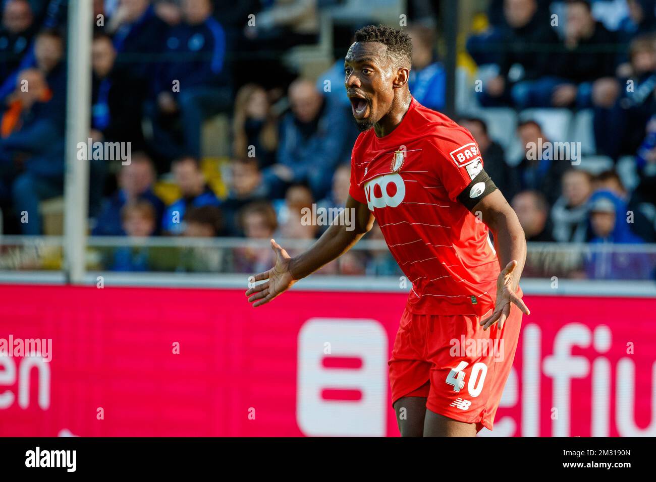 Standard's Paul-Jose Mpoku Ebunge pictured during a soccer match ...