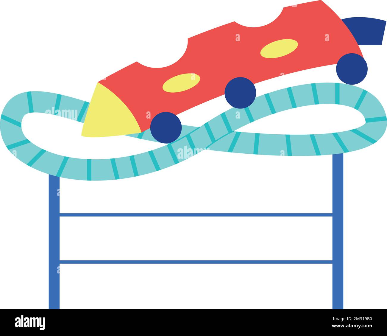 Park roller coaster Cut Out Stock Images & Pictures - Alamy