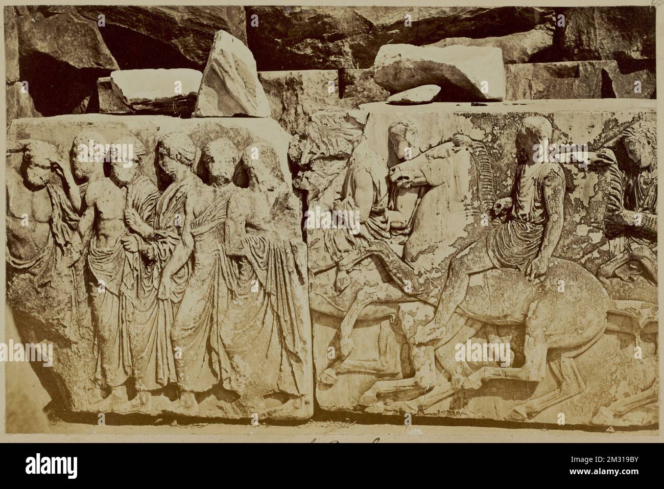 Frieze of the Parthenon , Antiquities, Bas-reliefs, Greek temples ...