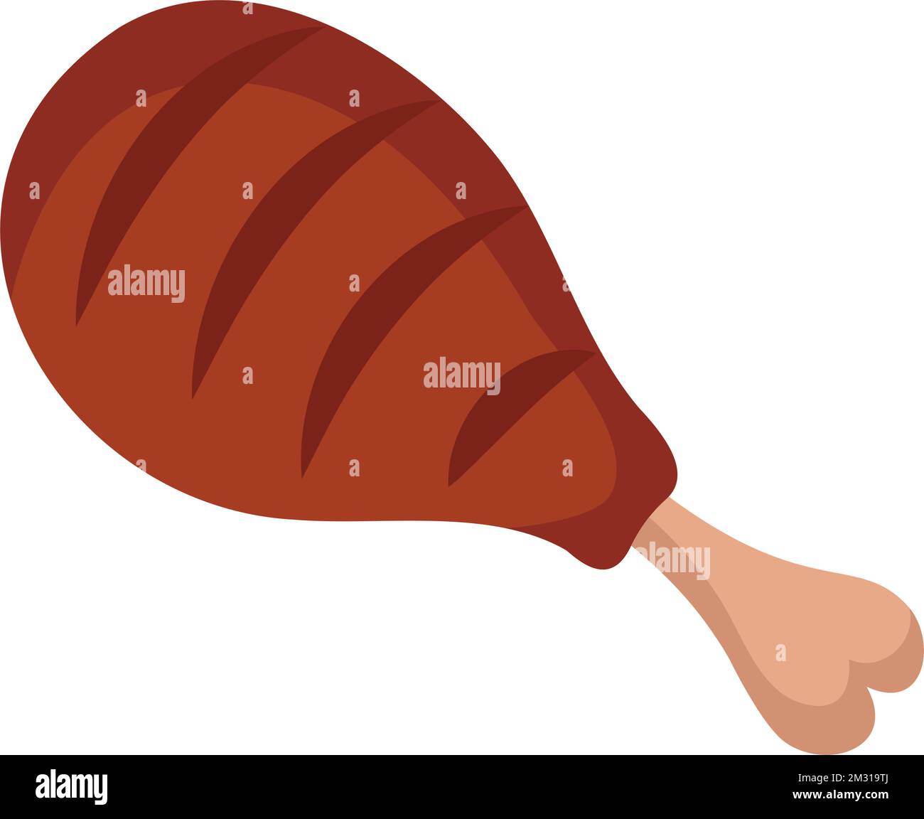 bbq chicken icon Stock Vector Image & Art - Alamy