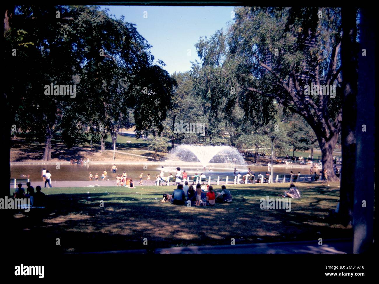 Frog Pond, Boston Common , Lakes & ponds, Parks. Edmund L. Mitchell ...