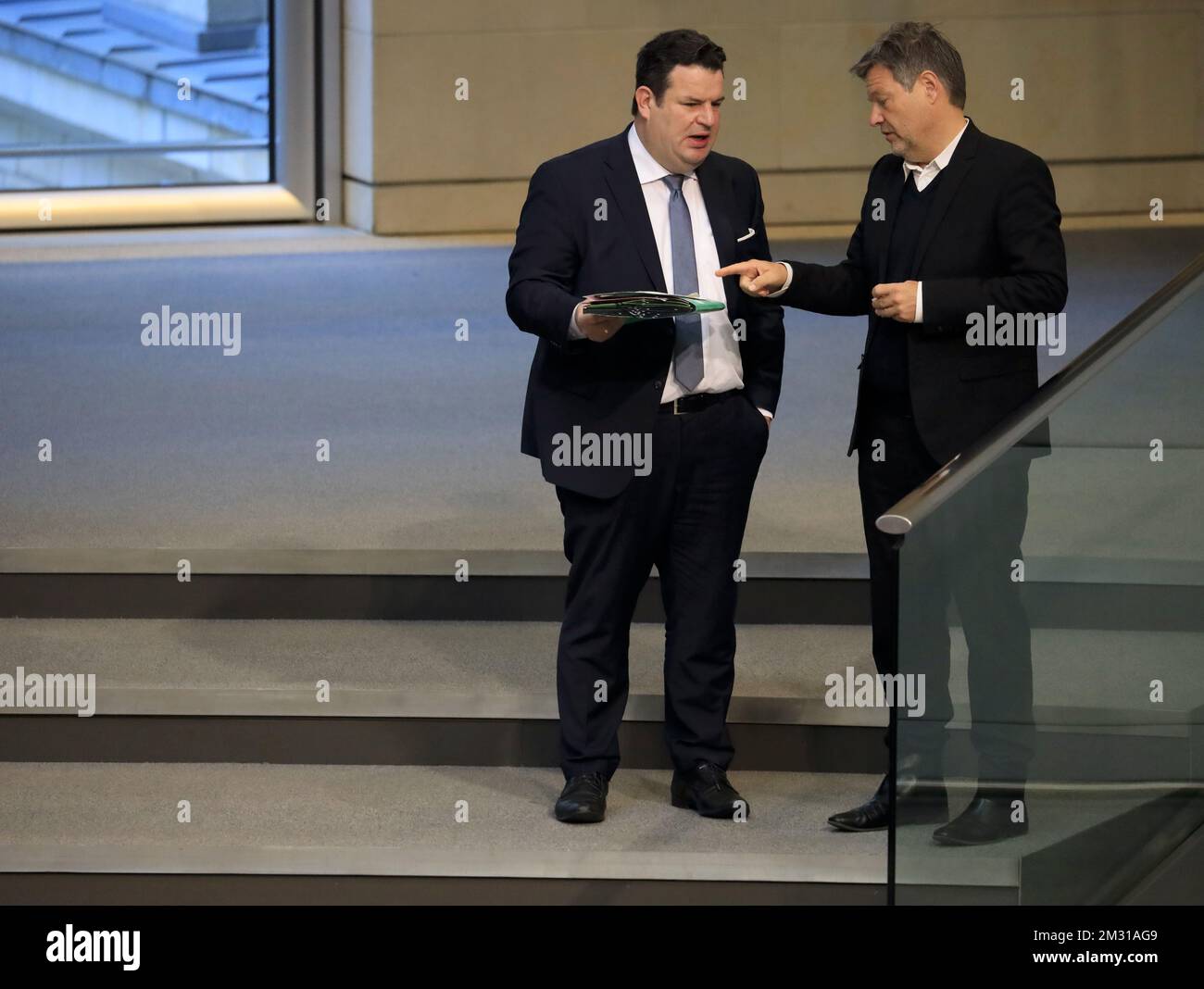 Berlin, Germany, 14 Dec 2022.The German Federal Minister of Labor and ...