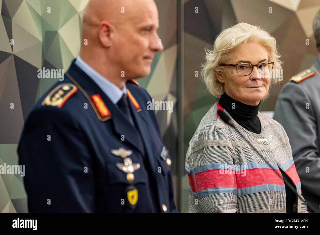 Berlin, Germany. 14th Dec, 2022. Ingo Gerhartz (l), Lieutenant General ...