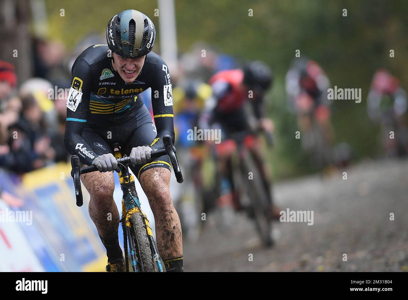 Belgian Andreas Goeman pictured in action during the Koppenbergcross ...