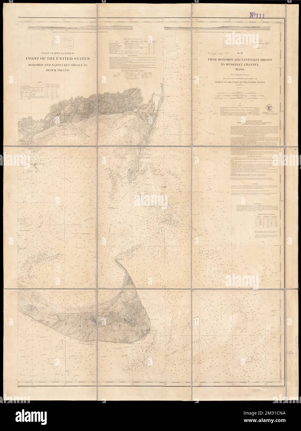 From Monomoy and Nantucket Shoals to Muskeget Channel, Mass , Nautical ...