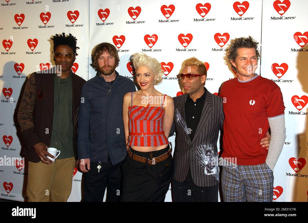 NEW YORK, NY- Feb 2003 : No Doubt - Gwen Stefani attends the MusicCares ...