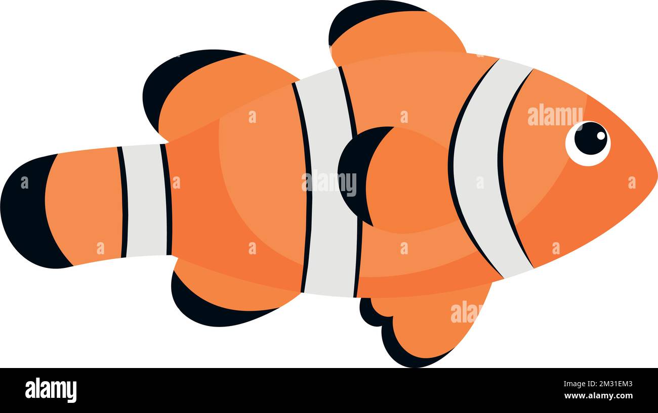 clownfish nature icon Stock Vector Image & Art - Alamy