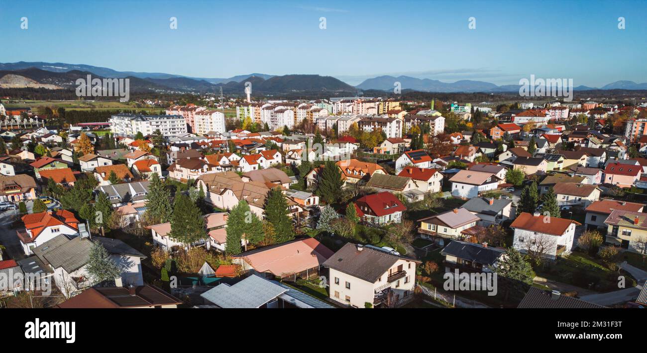 Panorama of a small town hi-res stock photography and images - Alamy