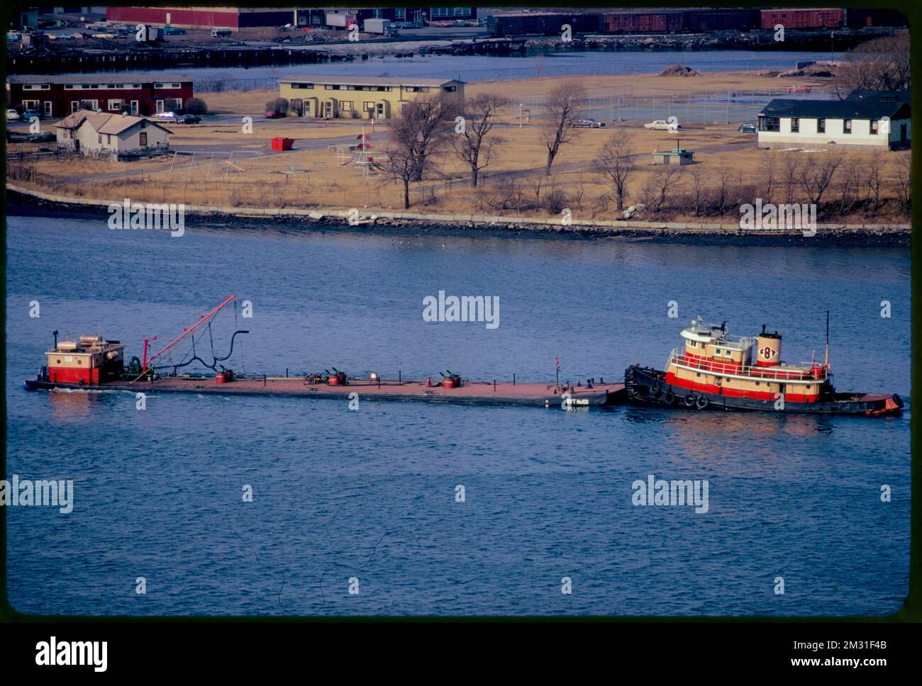 From top of Mystic River Bridge (proper name is 'Tobin Bridge ...