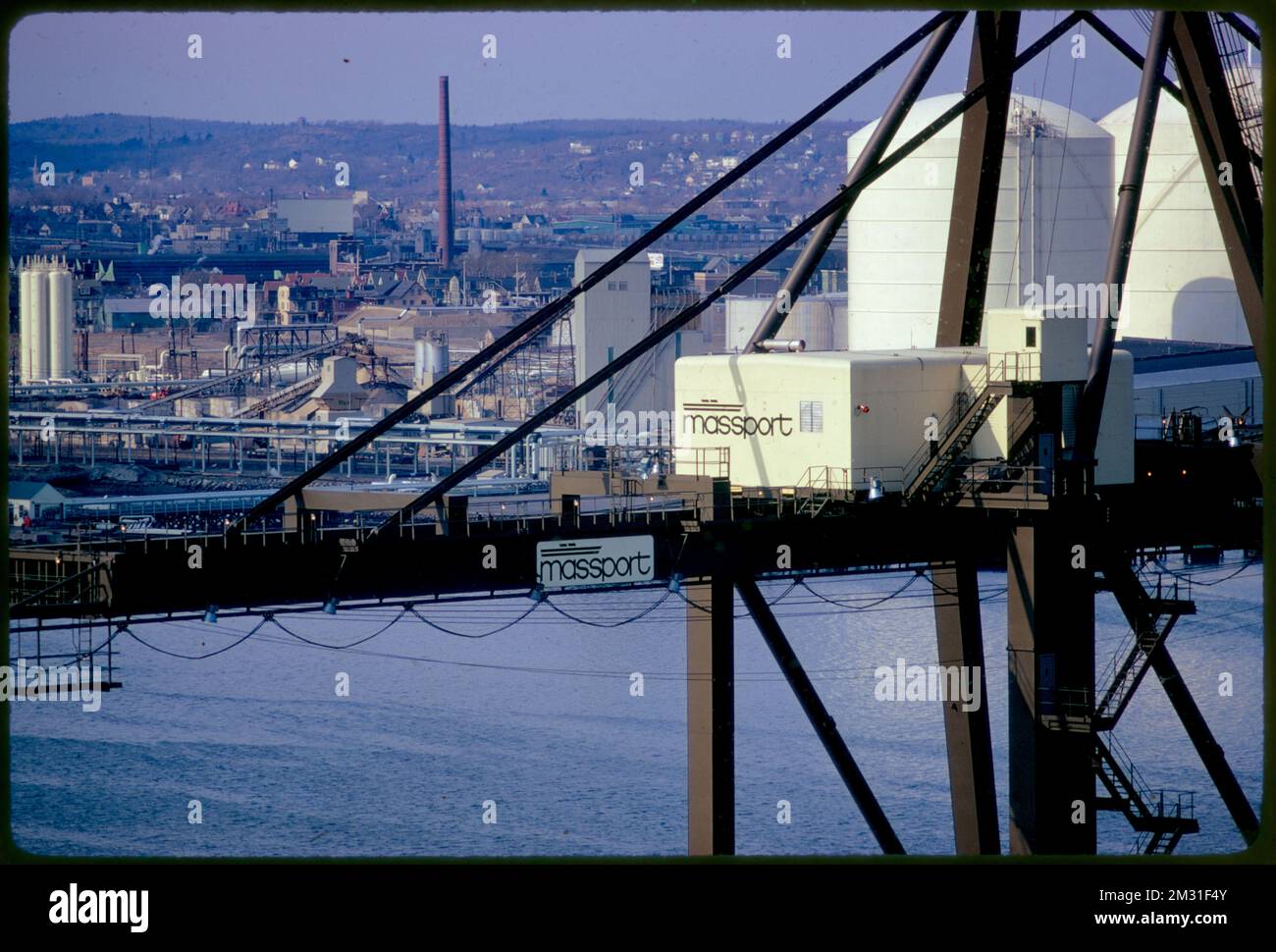 From top of Mystic River Bridge (proper name is 'Tobin Bridge ...