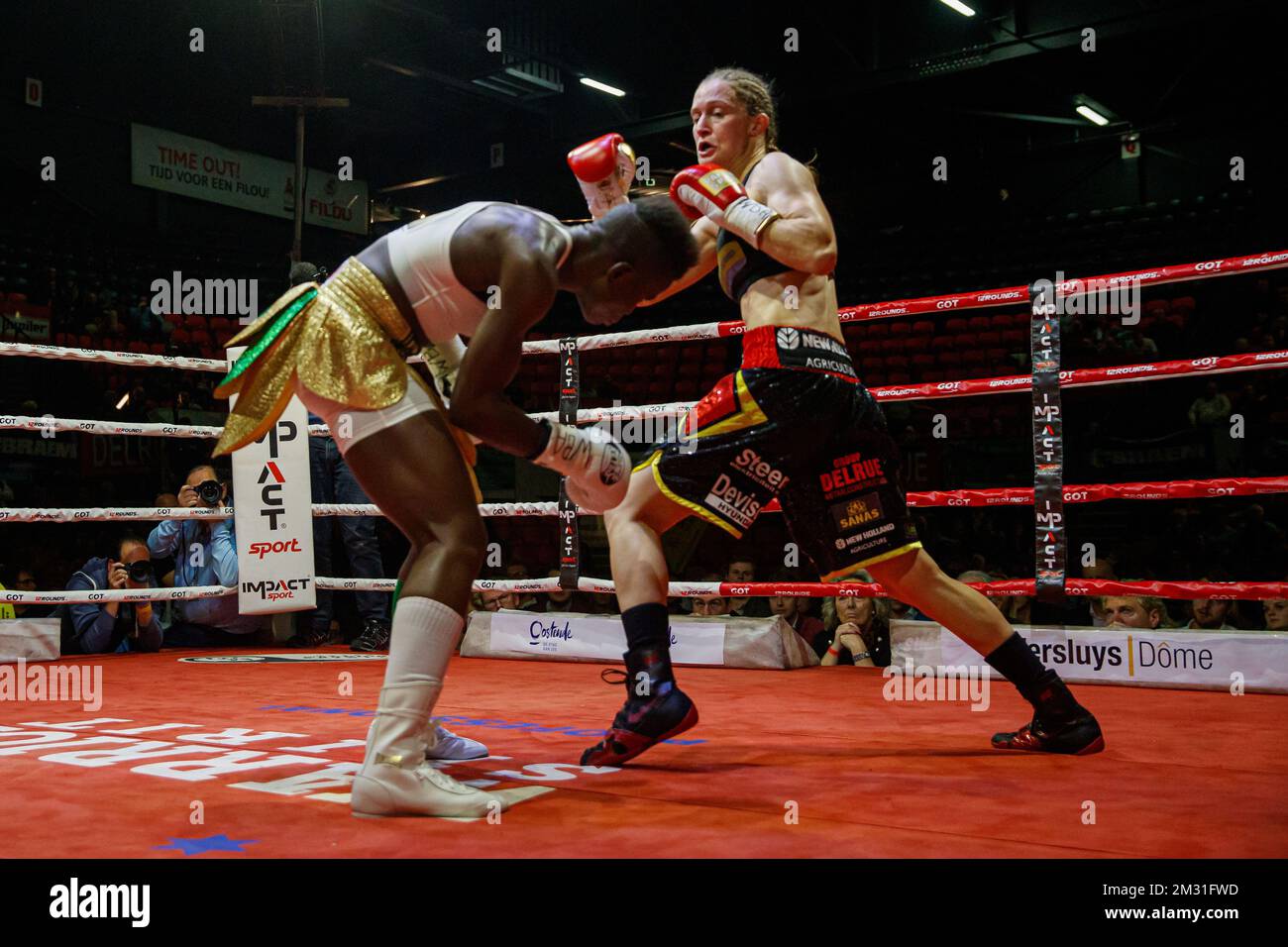 Illustration picture shows the fight between Belgian Delfine Persoon ...
