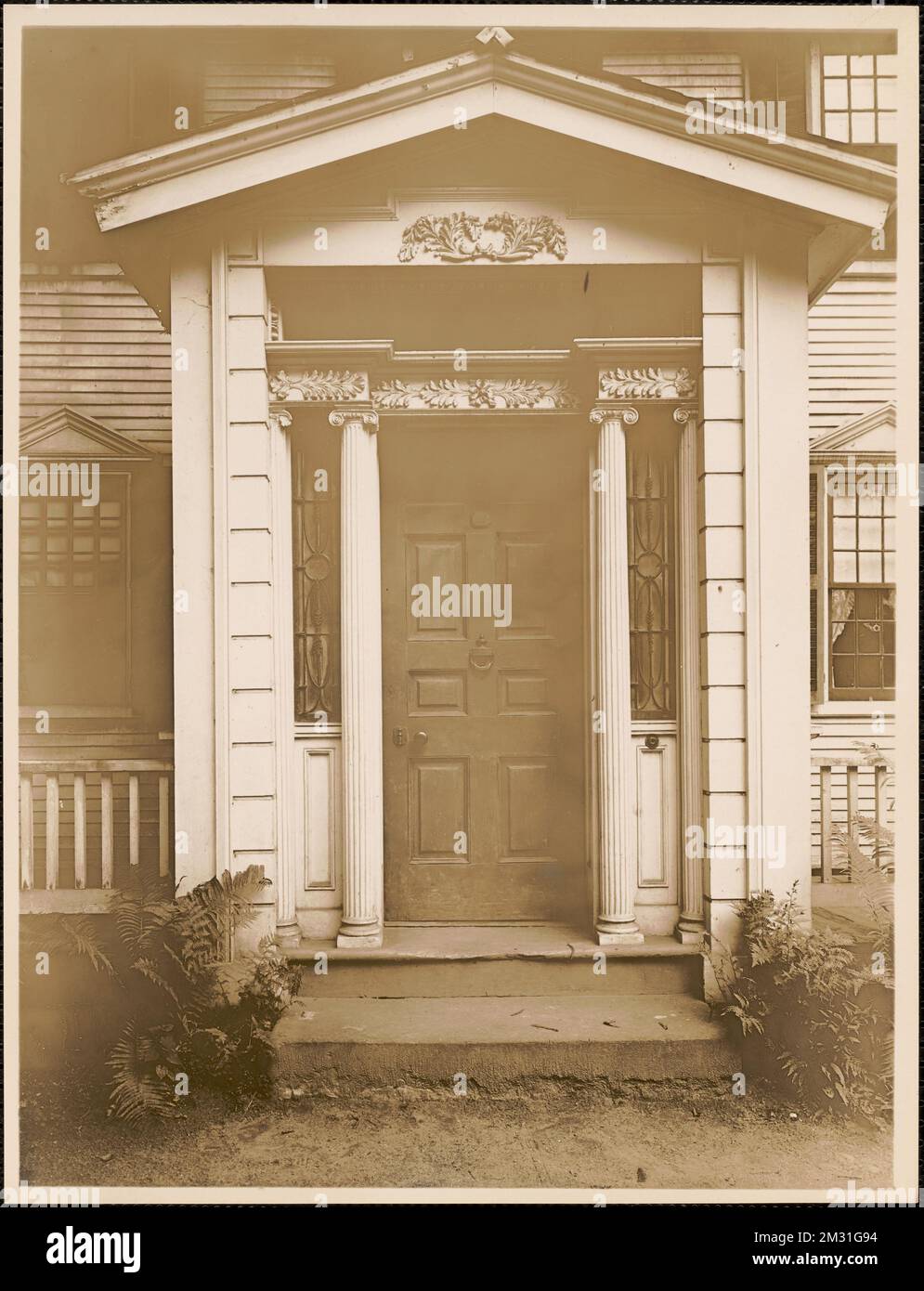 Front door of Champney House, Deerfield, Mass. , Doors & doorways ...
