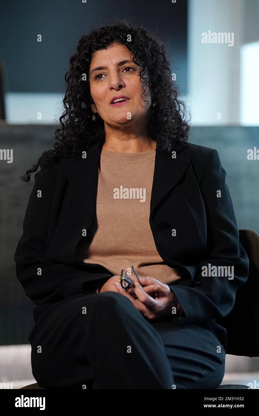 Farah Naz, Zara Aleena's aunt, speaks to the media. Jordan McSweeney ...