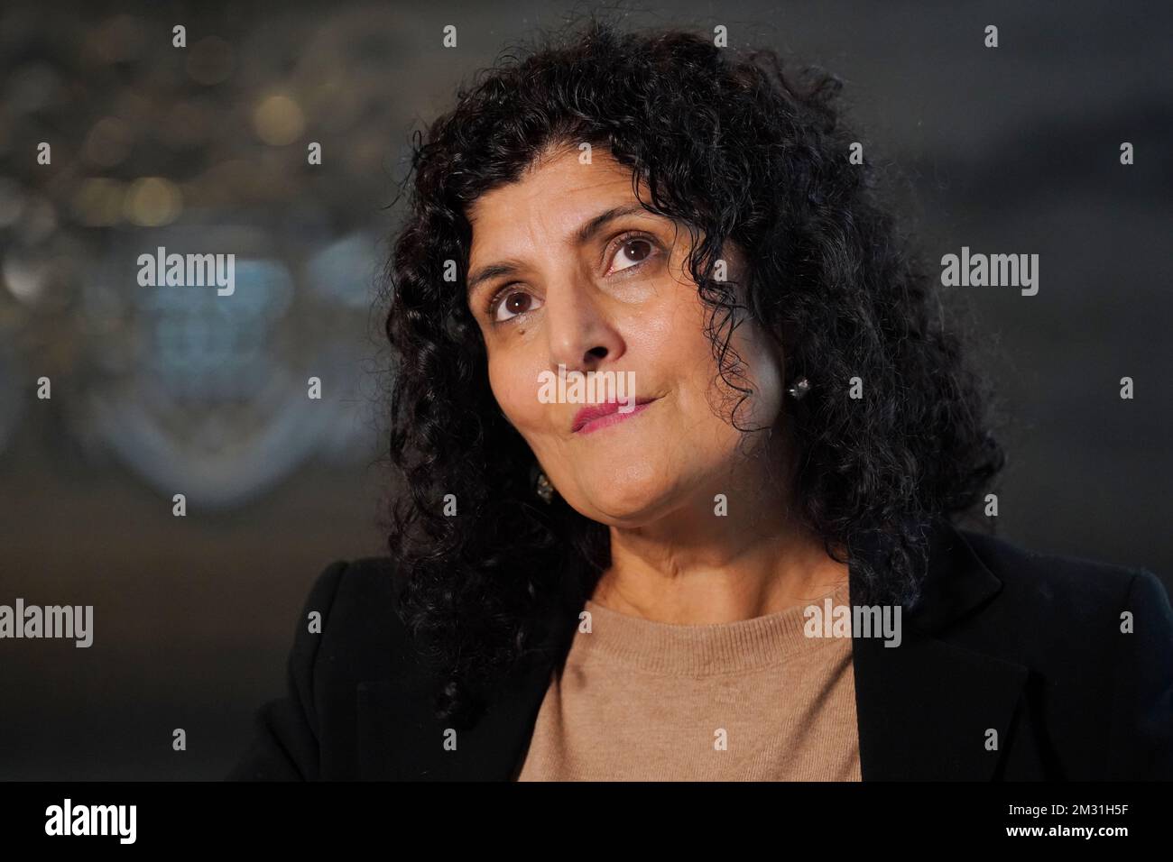 Farah Naz, Zara Aleena's aunt, speaks to the media. Jordan McSweeney ...