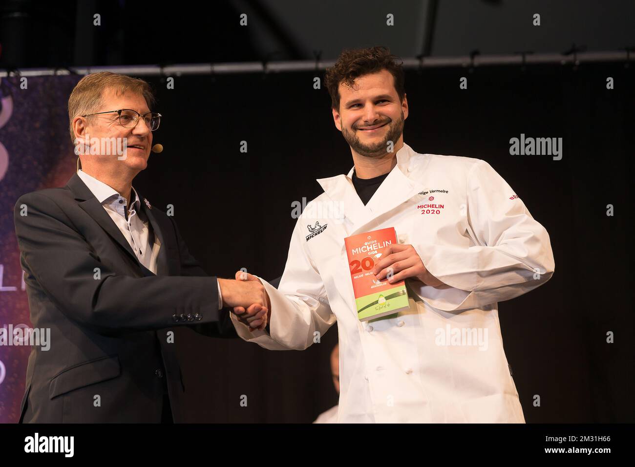 Ruige Vermere from restaurant 'L.E.S.S.' in Brugge pictured during the ...