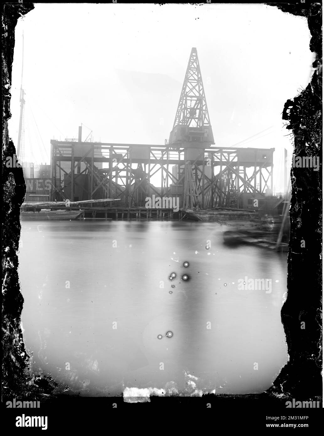 Ft. Pt. Channel, ship at wharf , Industrial facilities, Piers & wharves ...