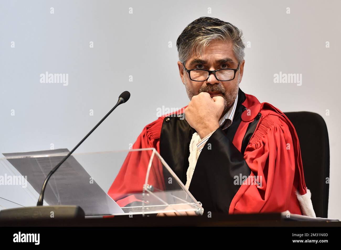 Public Prosecutor Bjorn Backx pictured during the jury composition for ...