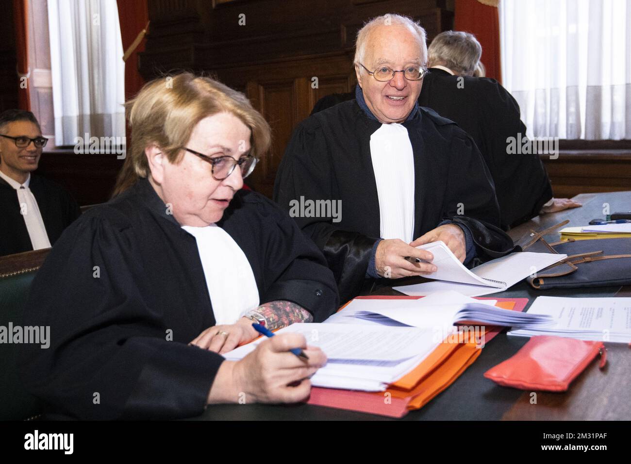 Lawyer Alain Berenboom pictured during a session at the Cassation Court ...