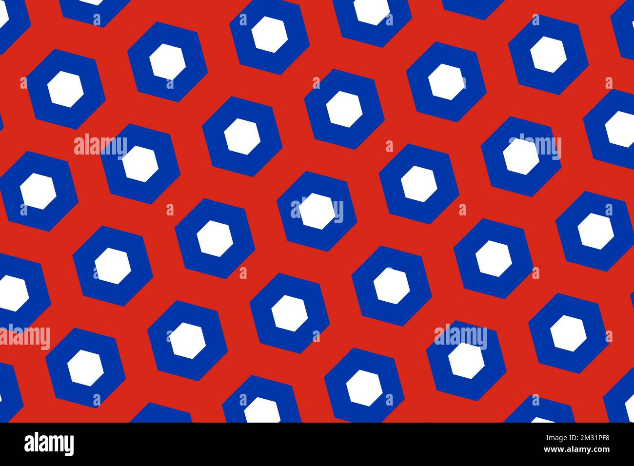 Geometric pattern in the colors of the national flag of Russia. The ...