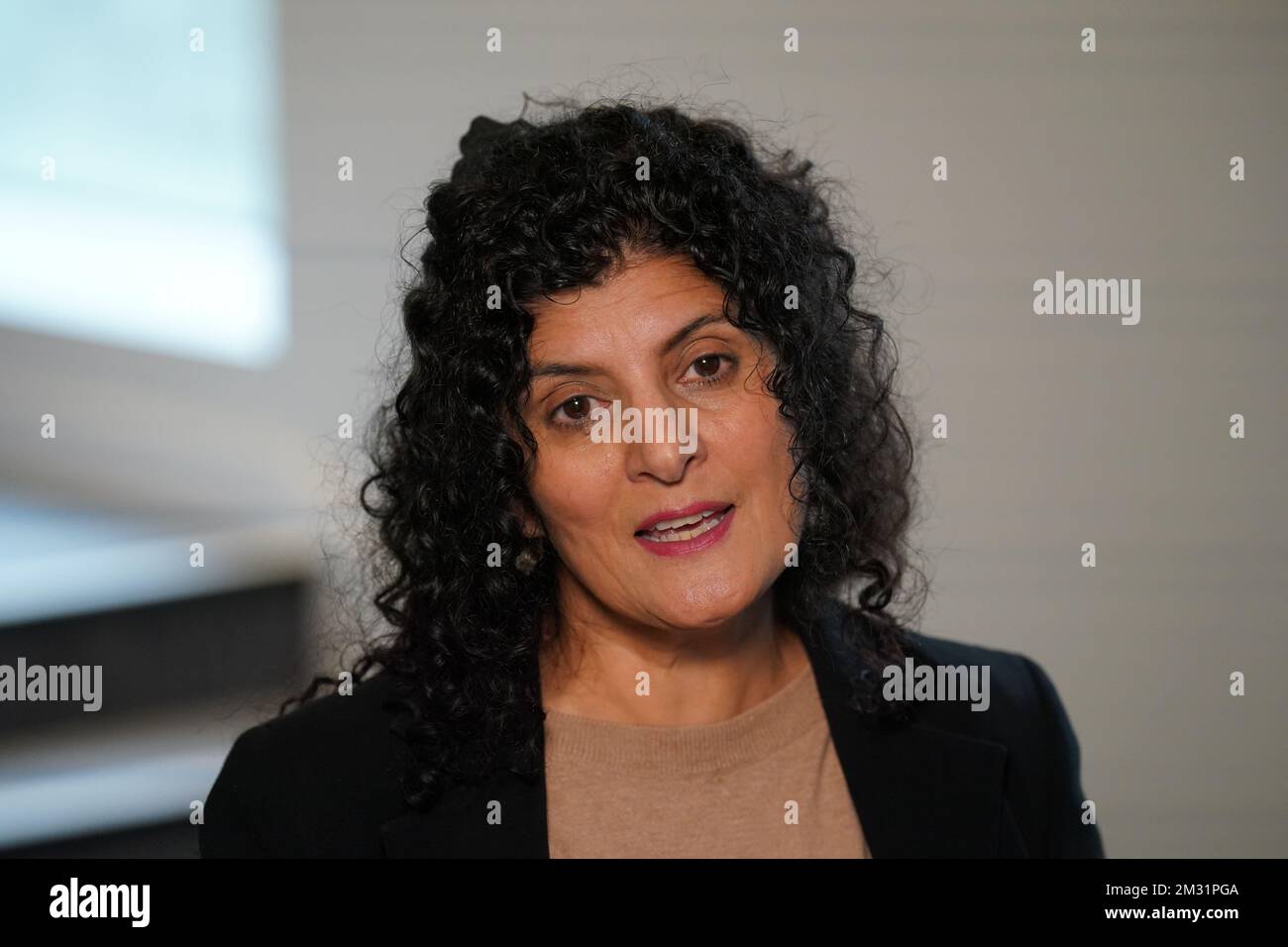 Farah Naz, Zara Aleena's aunt, speaks to the media ahead of the ...