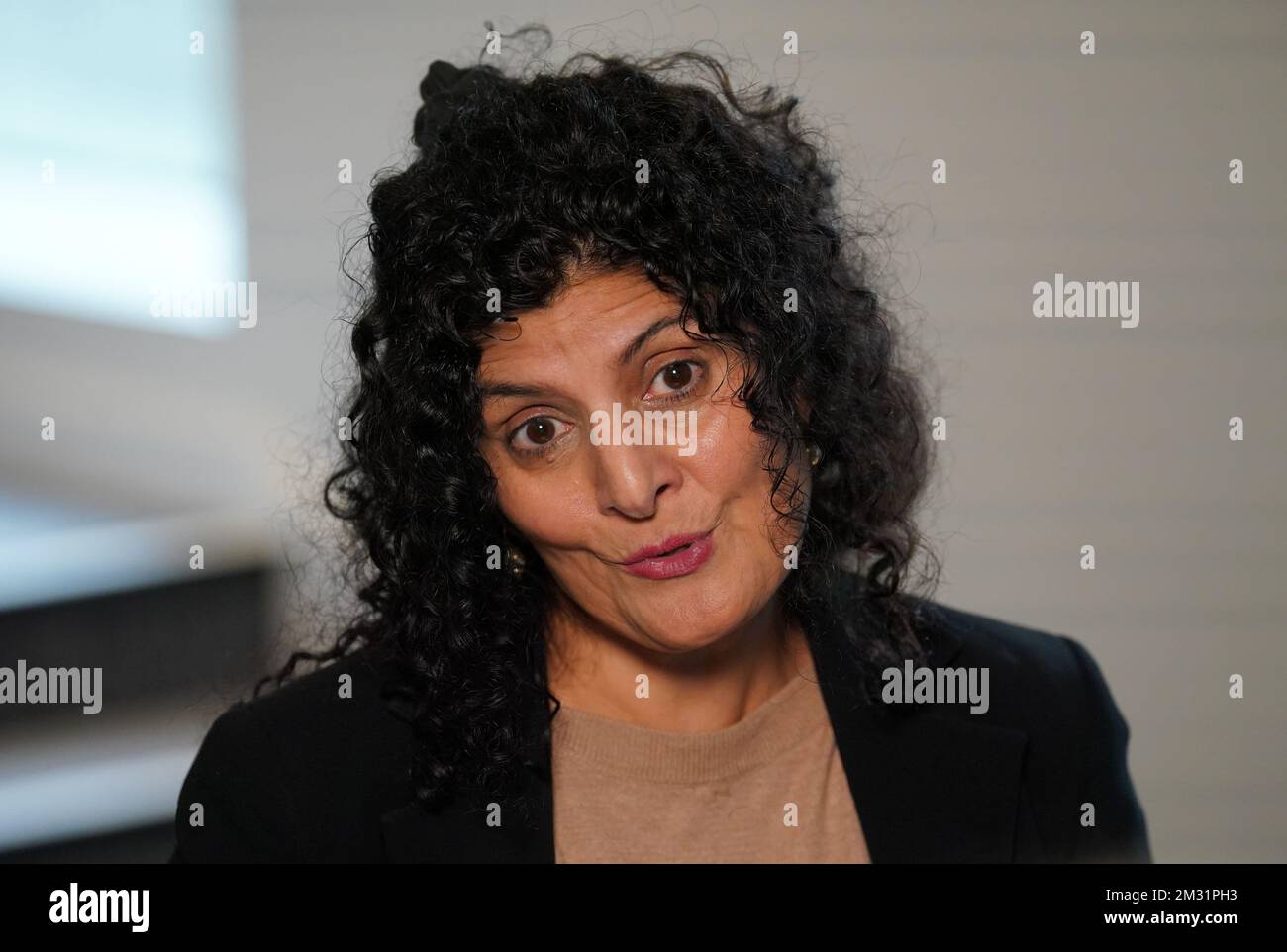 Farah Naz, Zara Aleena's aunt, speaks to the media ahead of the ...