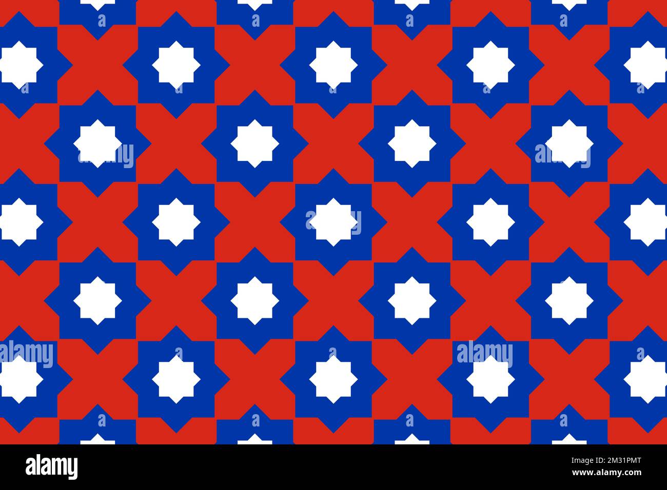 Geometric pattern in the colors of the national flag of Russia. The ...