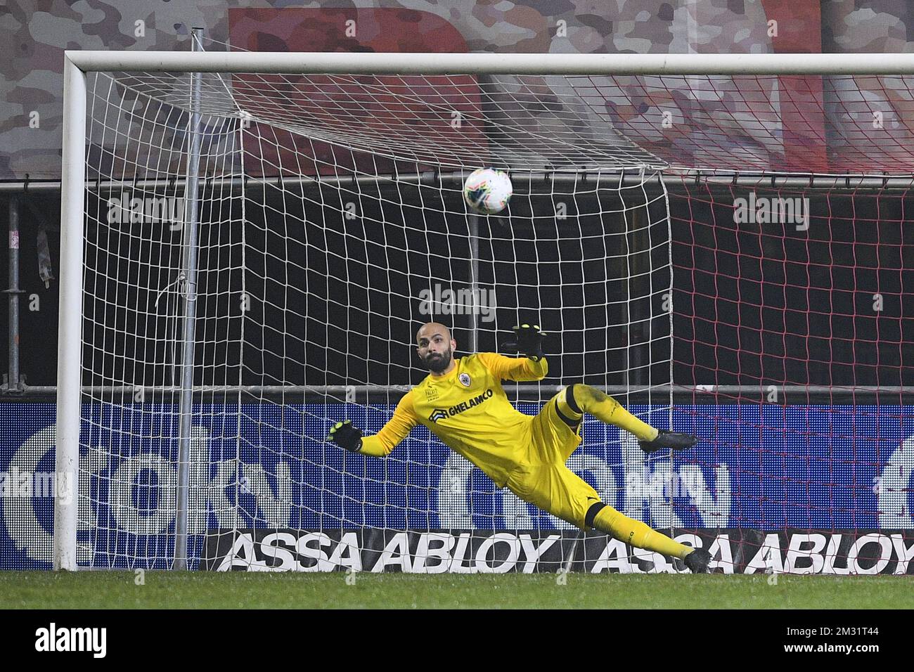 Antwerp's goalkeeper Sinan Bolat pictured in action during a soccer ...