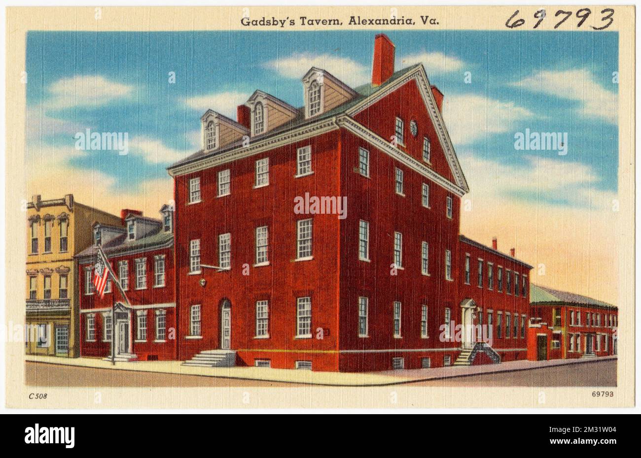 Gadsby's Tavern, Alexandria, Va. , Tichnor Brothers Collection ...