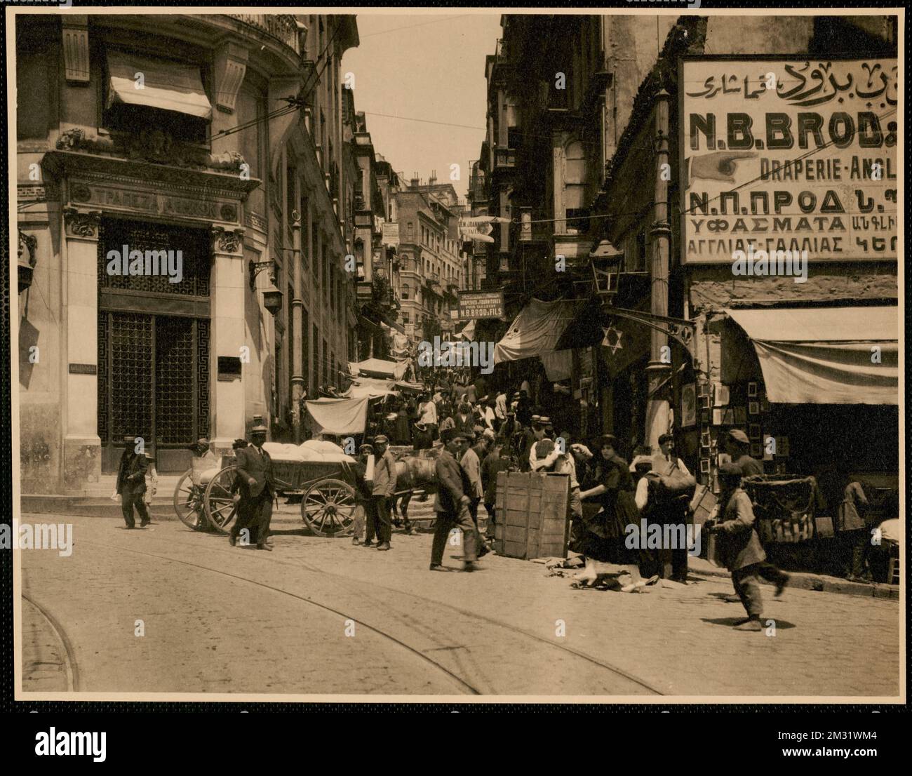 Galata street. A street of steps leading to Pera , Cities & towns ...