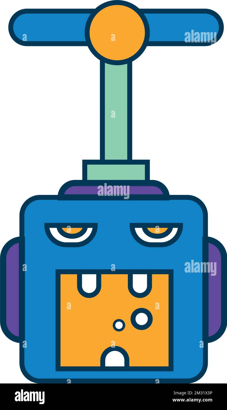 Isolated colored children detonator toy icon Vector Stock Vector Image ...