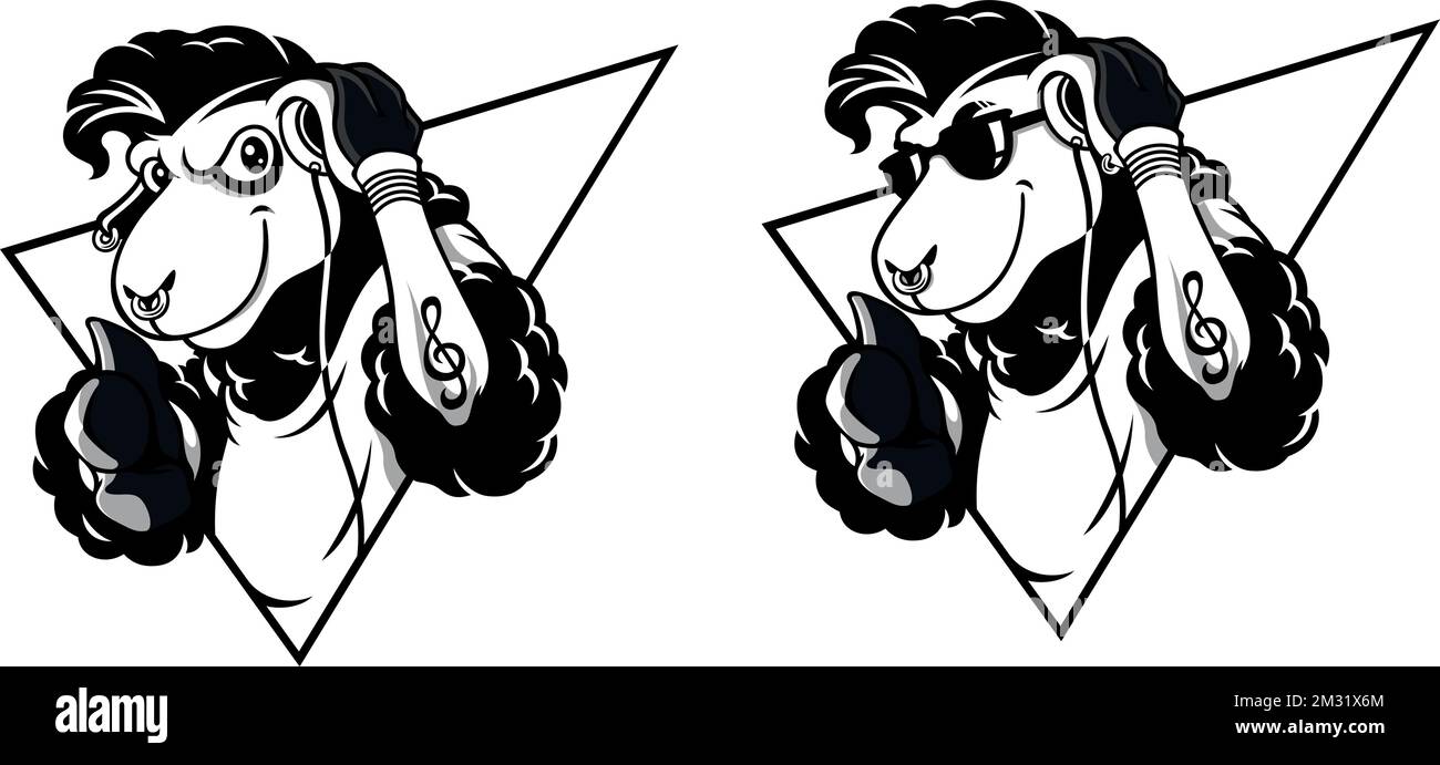 Show sheep Stock Vector Images - Alamy