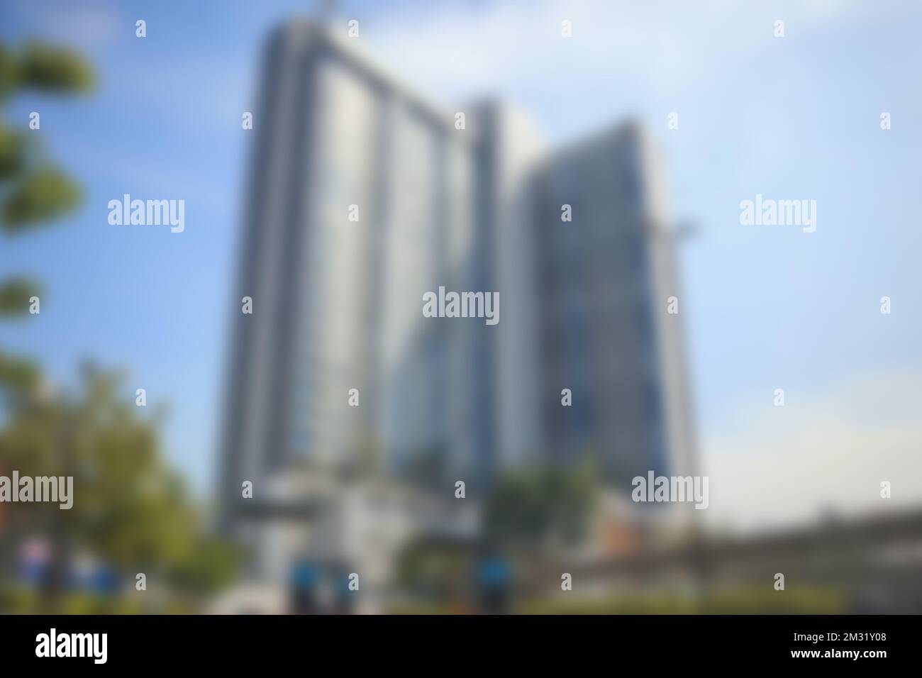 Abstract blur condominium building background Stock Photo - Alamy