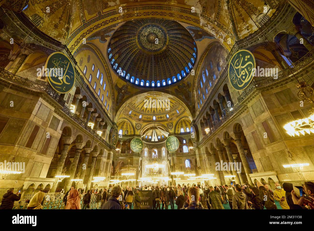 Istanbul, Turkey November 29-2022, images from the Hagia Sophia Mosque ...