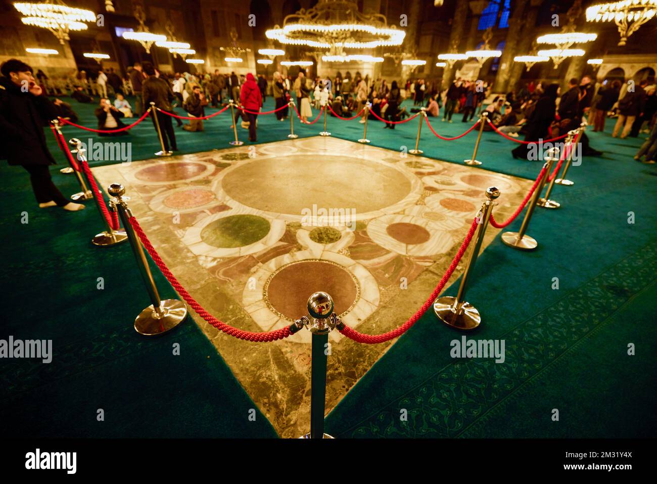 Istanbul, Turkey November 29-2022, images from the Hagia Sophia Mosque ...