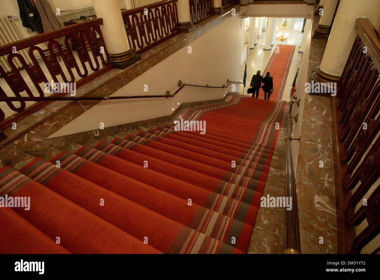 Illustration picture shows a plenary session of the Senate at the ...