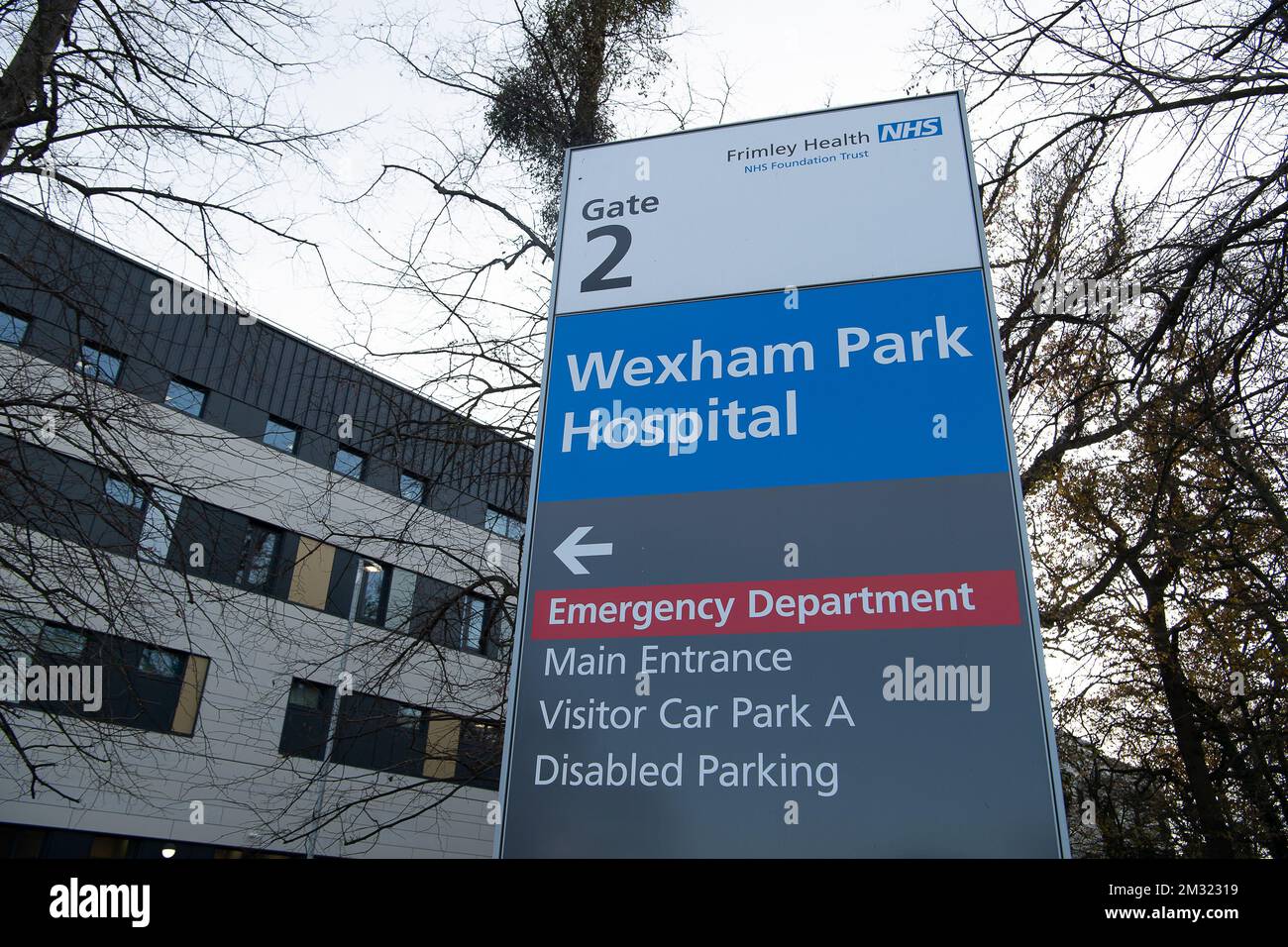 Slough, Berkshire, UK. 14th December, 2022. Wexham Park Hospital in ...