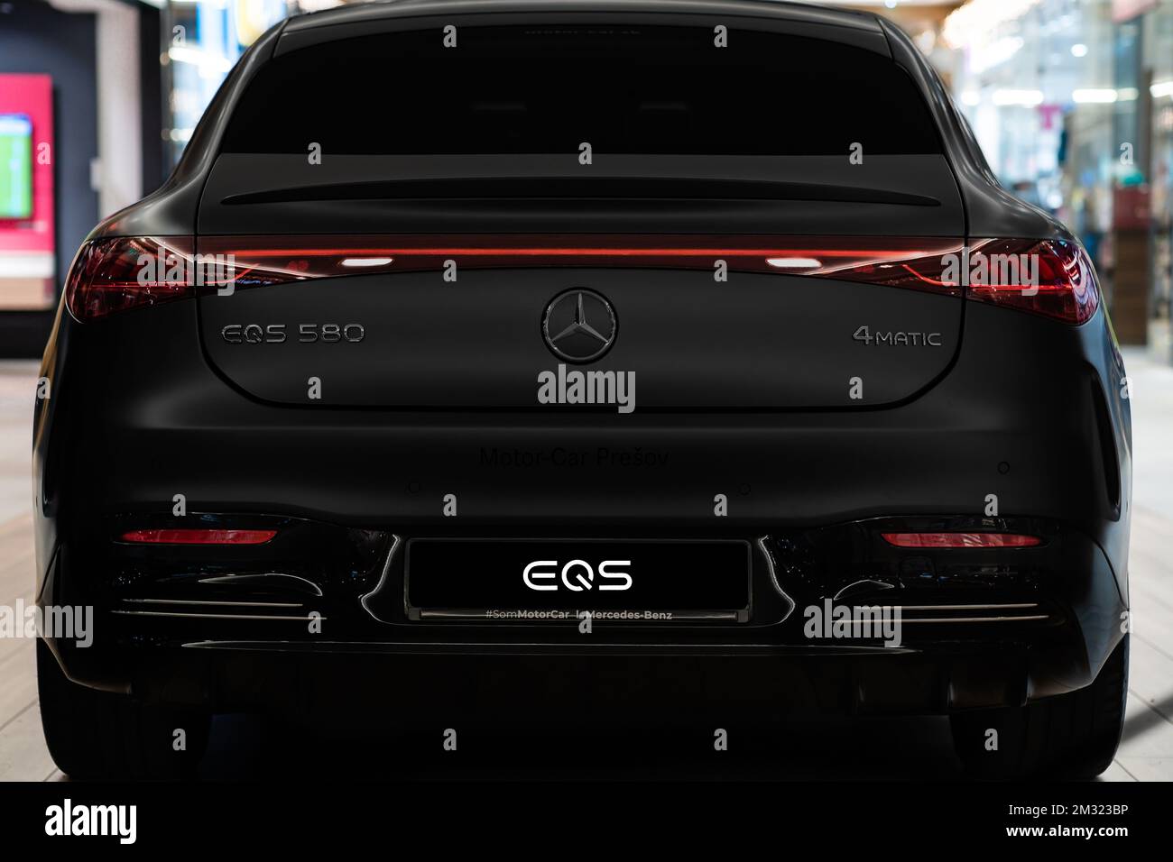 Mercedes EQS 580 - My personal color change Stock Photo - Alamy