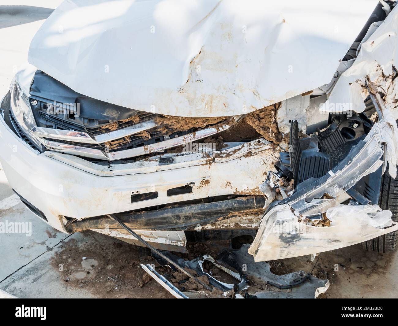 Car crash accident background for car insurance use Stock Photo - Alamy