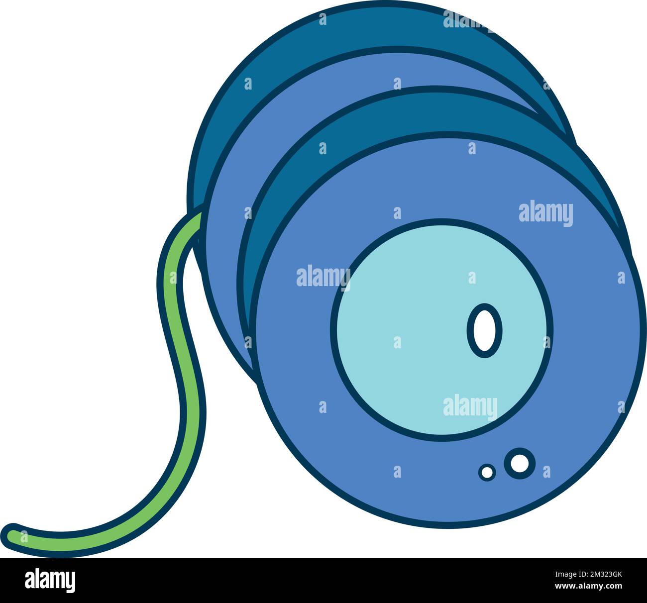 Isolated Colored Yoyo Toy Icon Vector Stock Vector Image And Art Alamy