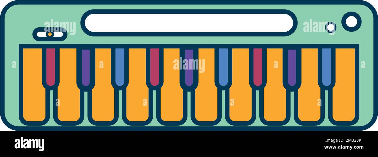 Keyboard toy Stock Vector Images - Alamy