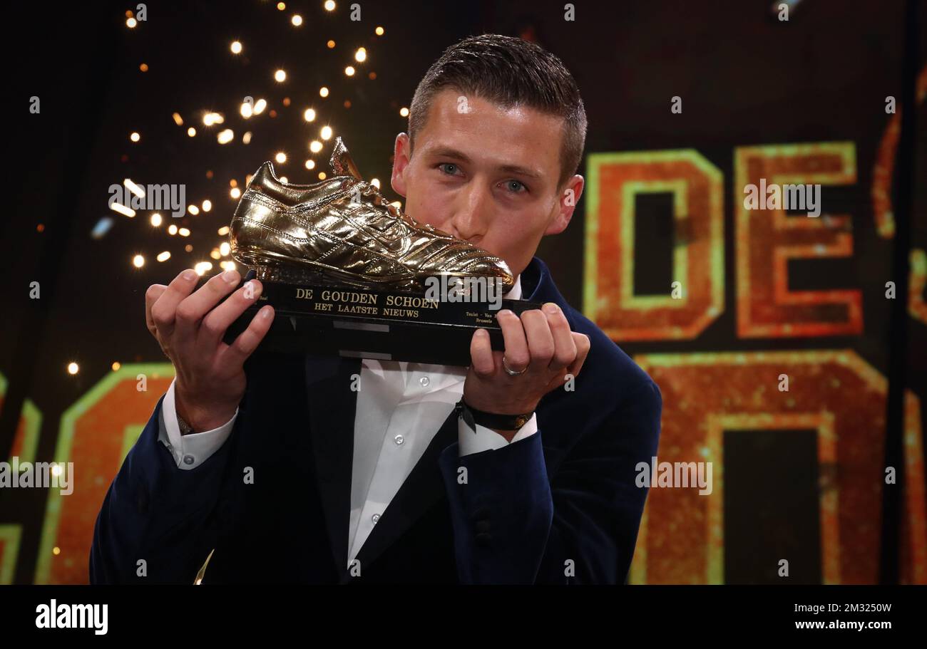 Club Brugge's Hans Vanaken, winner of the Golden Shoe award, pictured ...