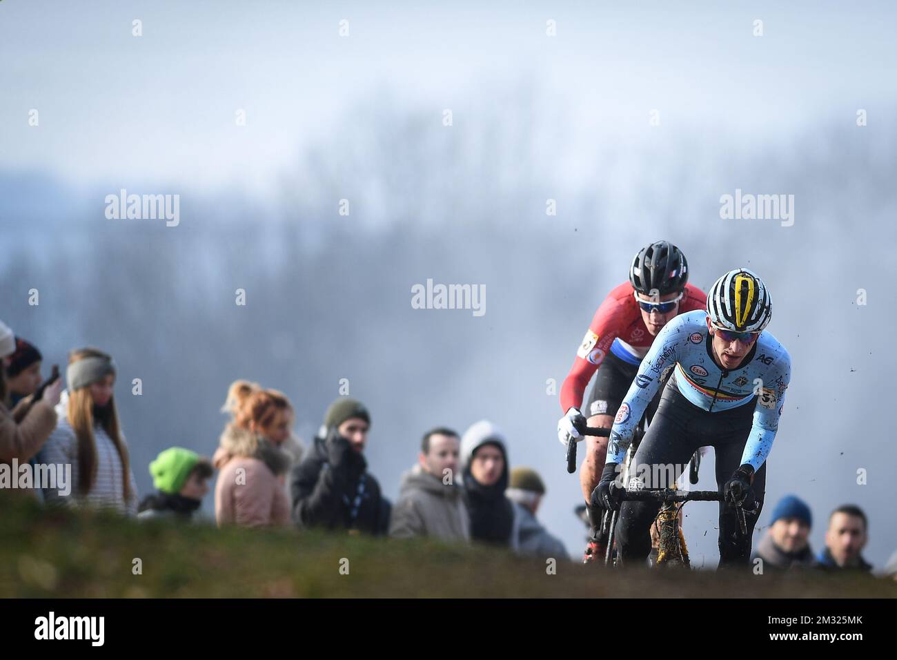 Dutch Ryan Kamp and Belgian Yentl Bekaert pictured in action during the ...