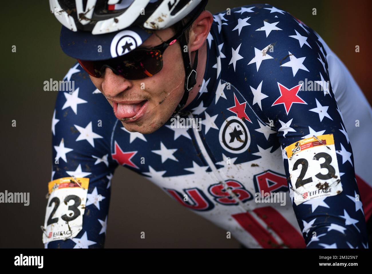 Us Eric Brunner pictured in action during the Under 23 U23 race of the ...