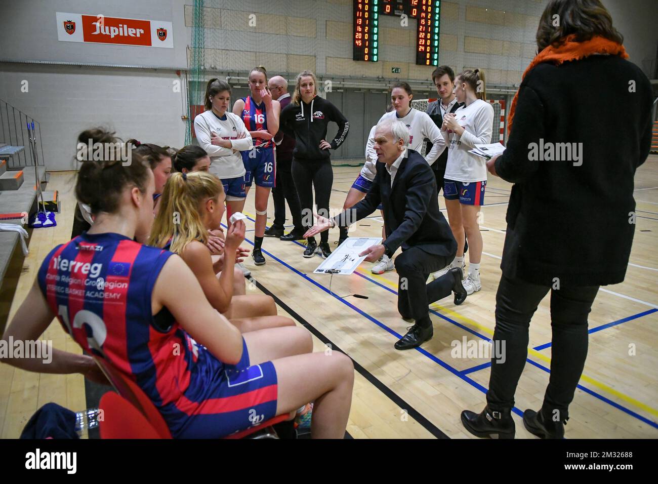 VOO Liege Panthers head coach Pierre CORNIA VOO and Liege Panthers ...