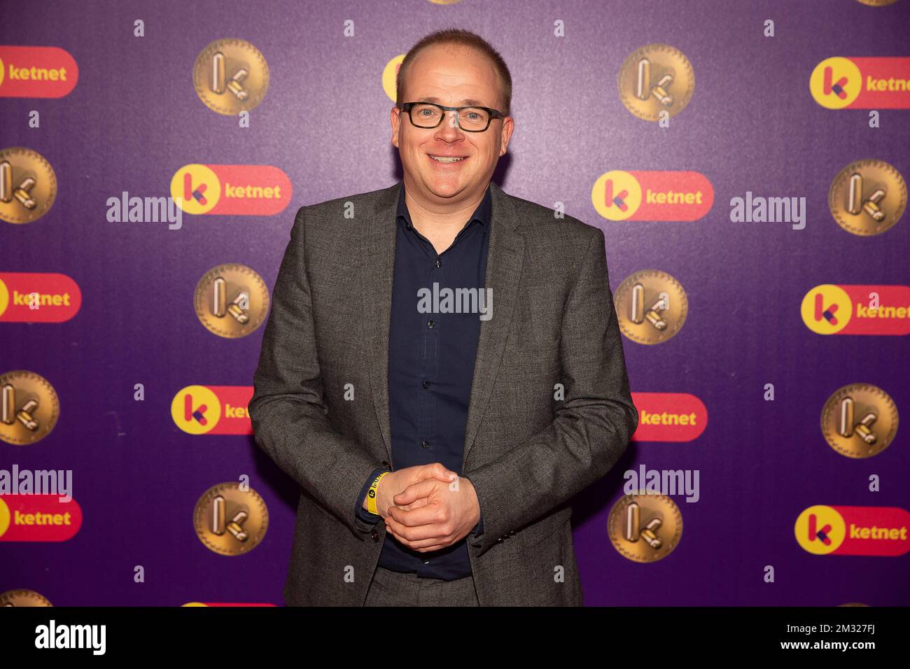 Sven De Leijer pictured during the 'Gala van de Gouden K's' award show ...