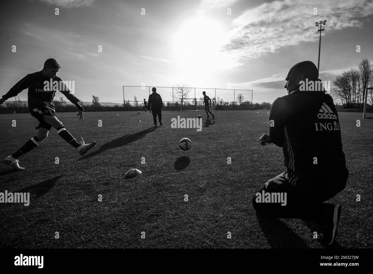 Belgian Red Devils' Head Coach Roberto Martinez pictured during a ...